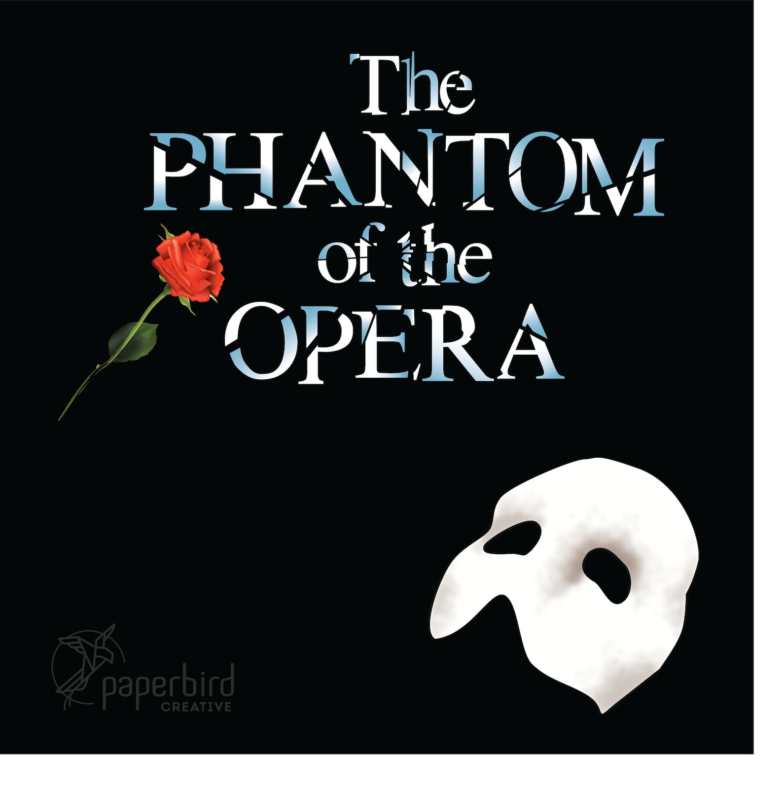 PHANTOM of the OPERA Musical LOGO ~ Digital Vector ~ Broadway - Etsy