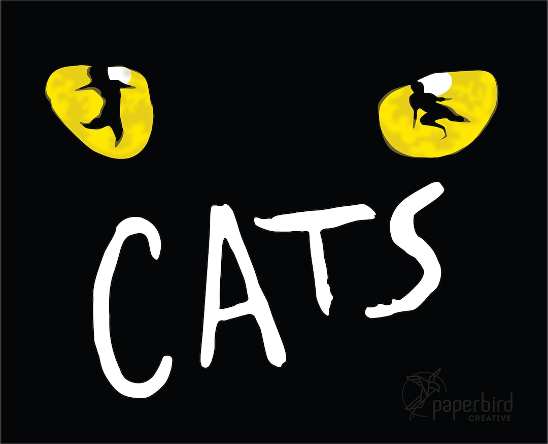 CATS Musical LOGO ~ Digital Vector ~ Broadway - Etsy