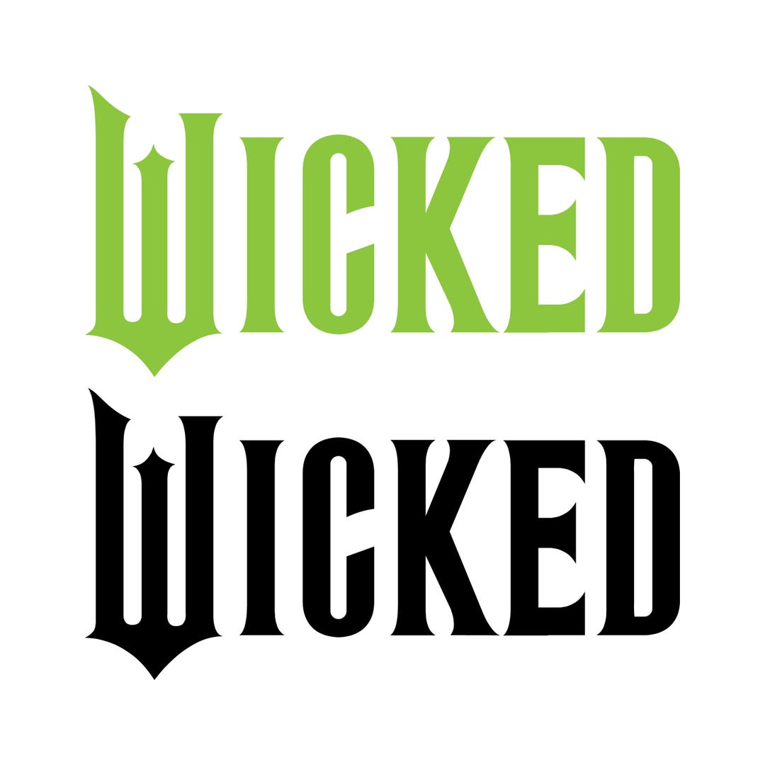 WICKED Movie LOGO ~ Digital Vector ~ Broadway - Etsy