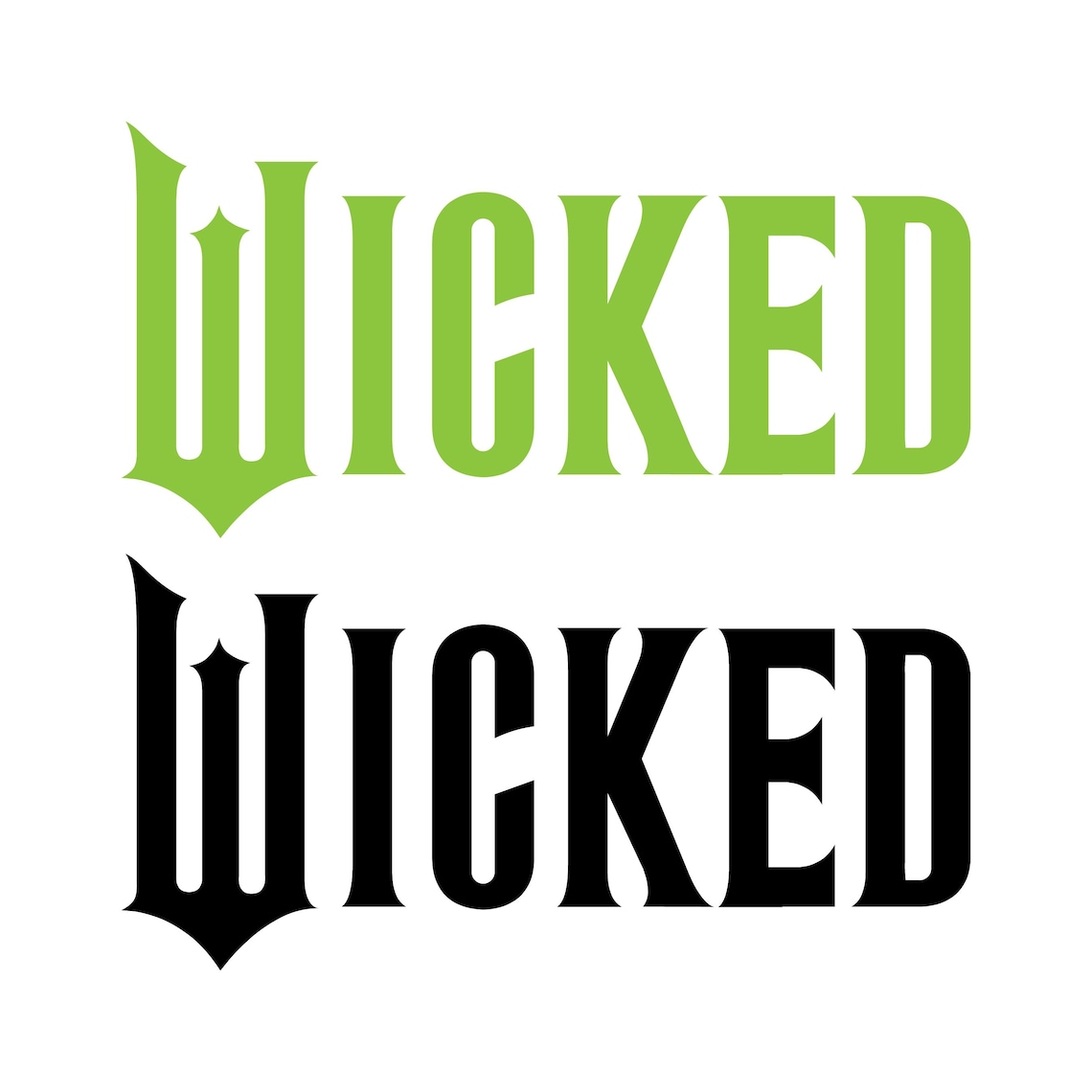 WICKED Movie LOGO ~ Digital Vector ~ Broadway - Etsy