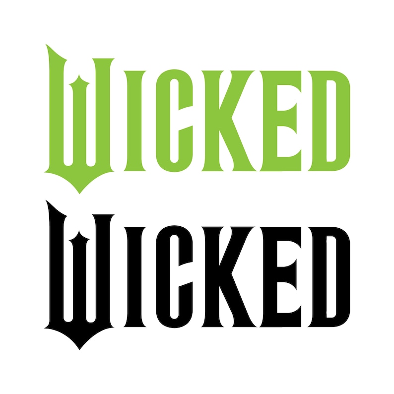 WICKED Movie LOGO ~ Digital Vector ~ Broadway - Etsy