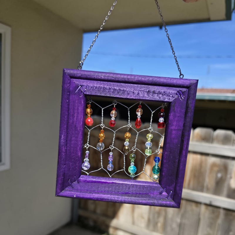Chicken Wire Suncatcher - Etsy