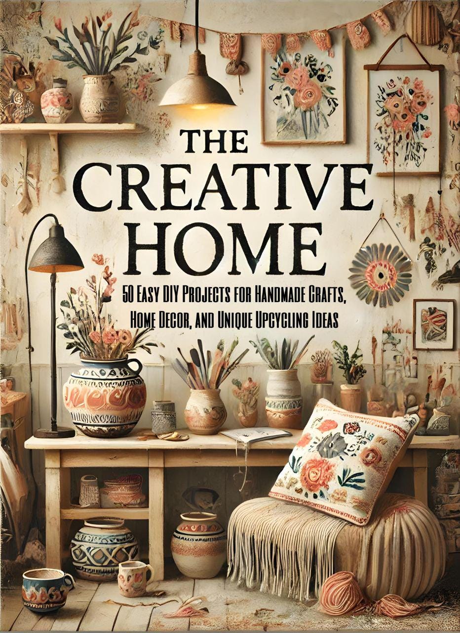 The Creative Home: 50 Easy DIY Projects for Handmade Crafts, Home Decor ...
