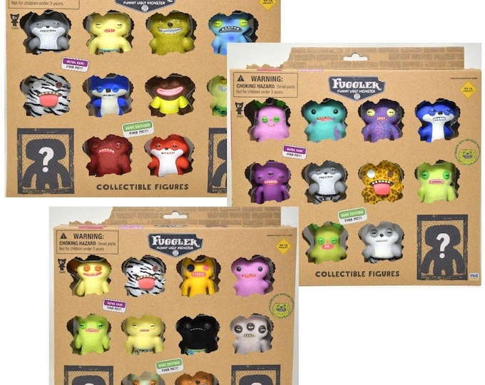 Fuggler Collectible Figures 12-pack Deluxe Box – Includes 1 Rare + 1 ...