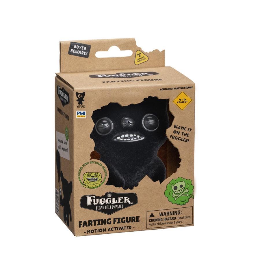 Fuggler Farting Figures 1-pack Window Box - Etsy