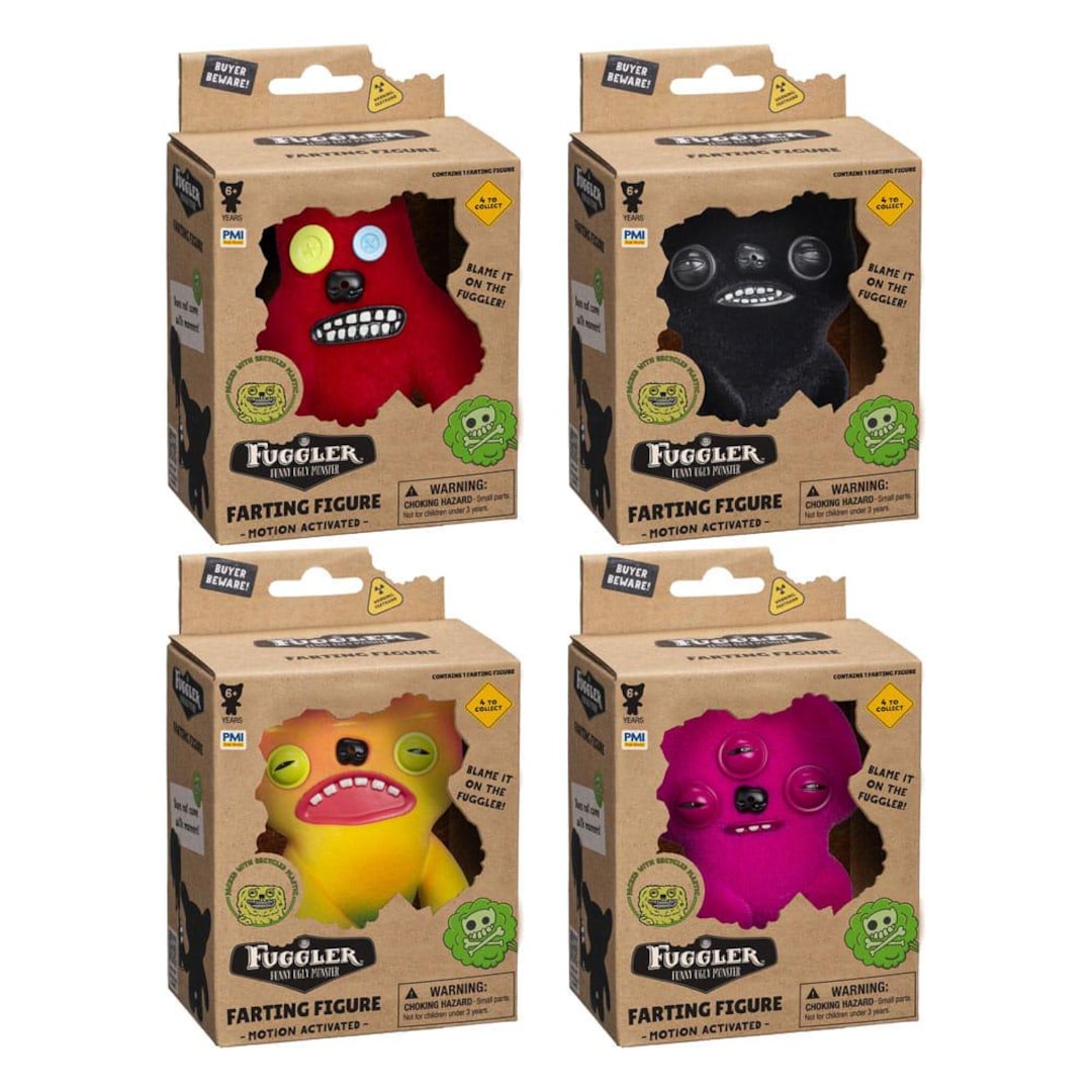 Fuggler Farting Figures 1-pack Window Box - Etsy