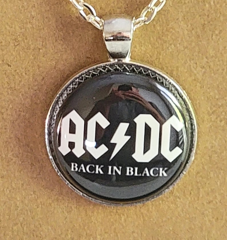 Handmade Rock N Roll Pendant Necklace, Custom Music Jewelry - Etsy