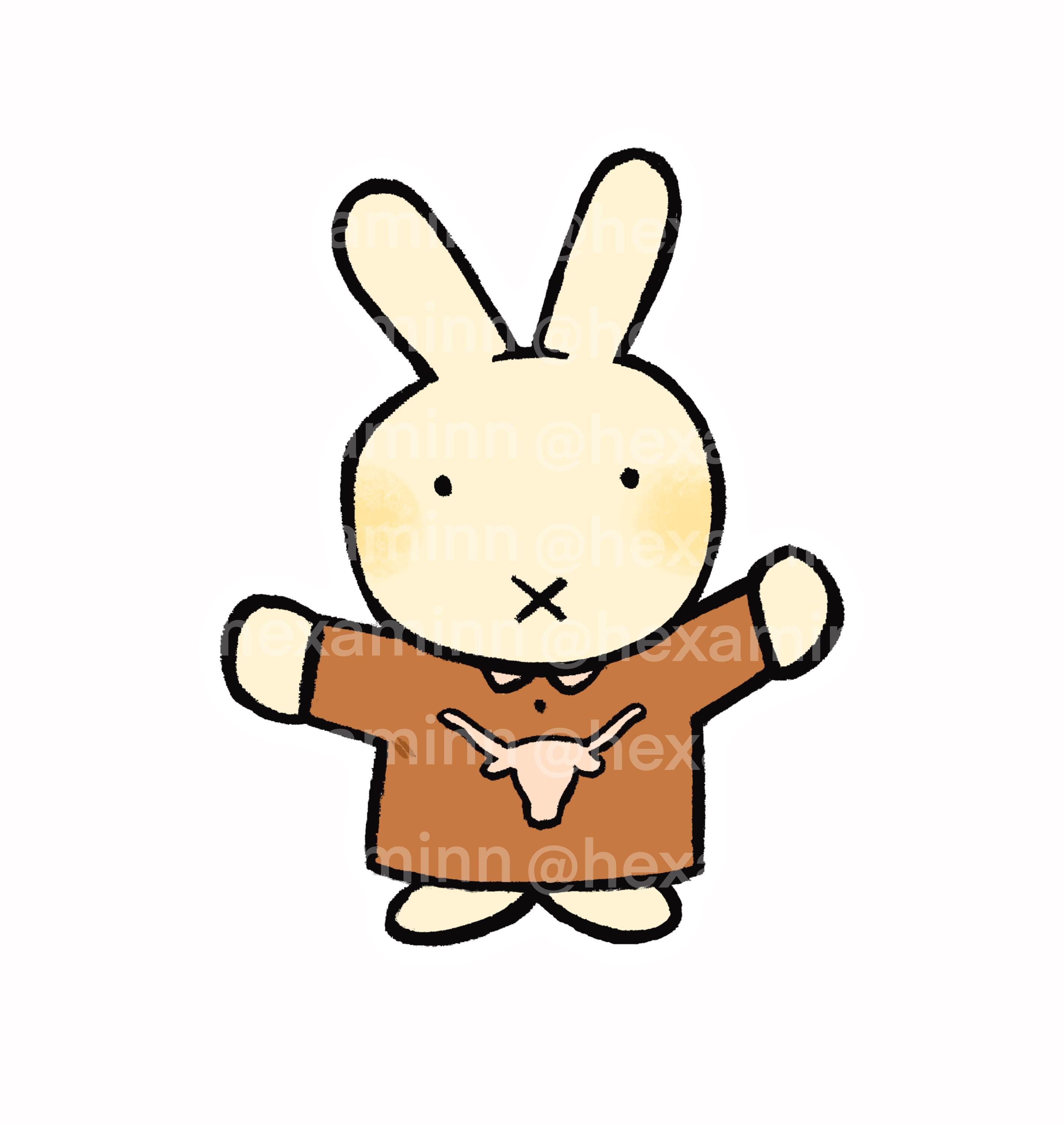 UT Austin's Silly Mascots Stickers (miffy, Snoopy, and Smiski) | 2x3 in ...