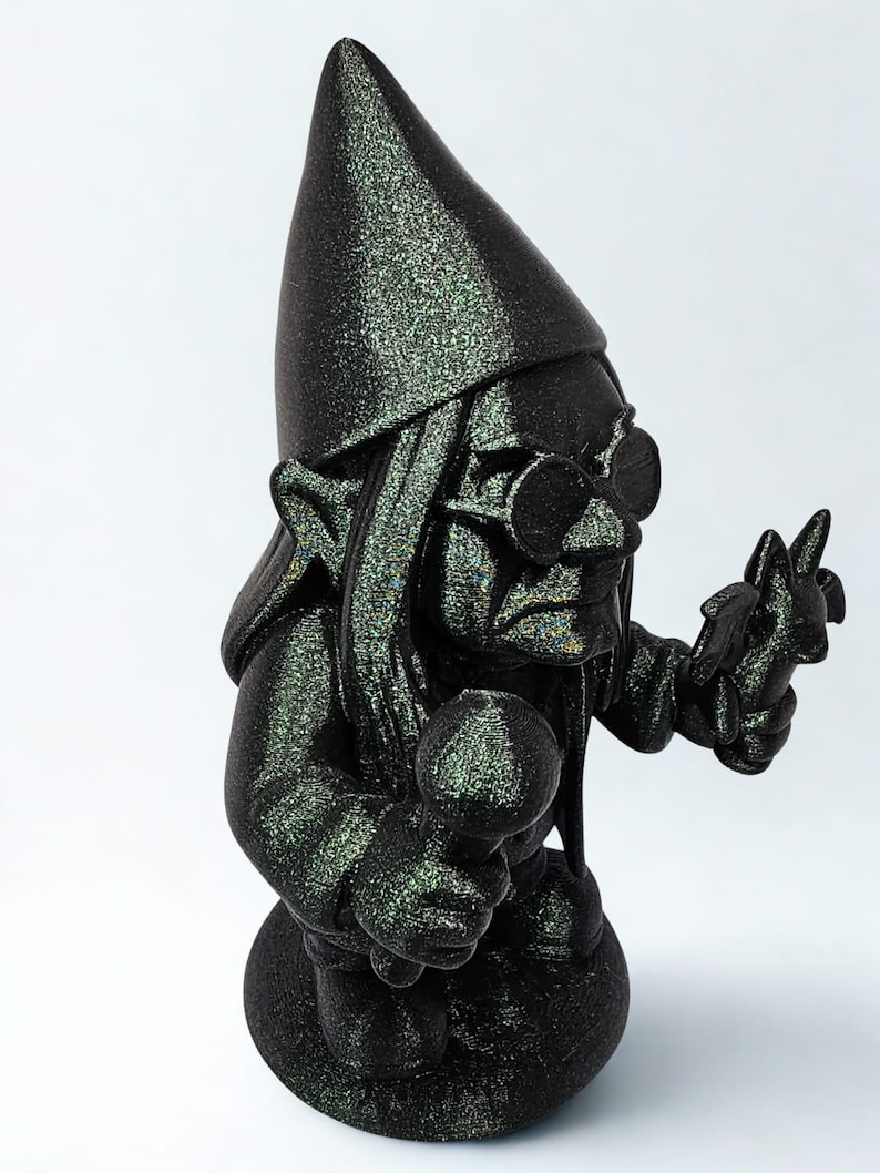 Ozzy Gnome 3D Printed Rip Prince of Darkness - Etsy