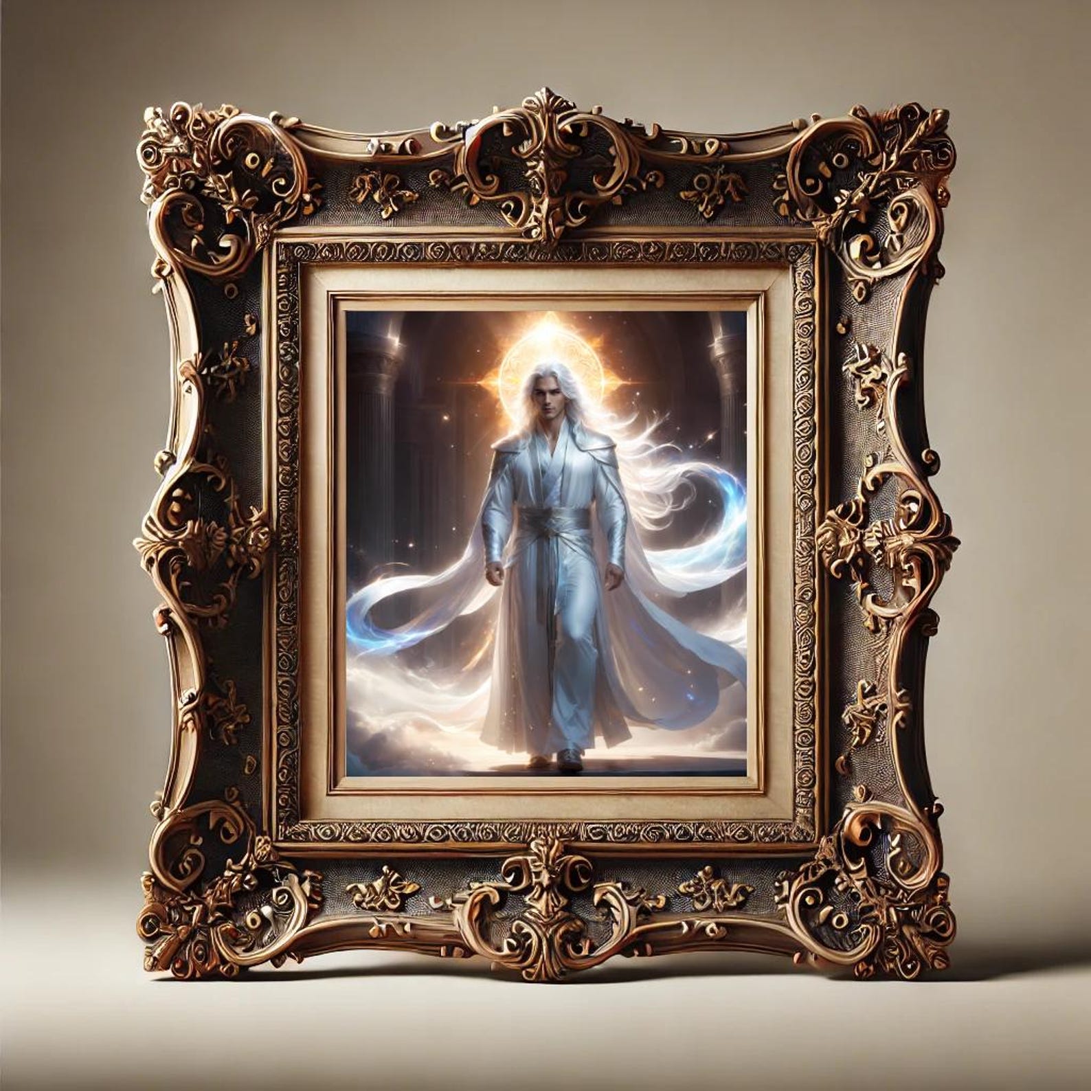 Light Mages Art Bundle | Male & Female Mystic Sorcerers | 4:5 Fantasy ...