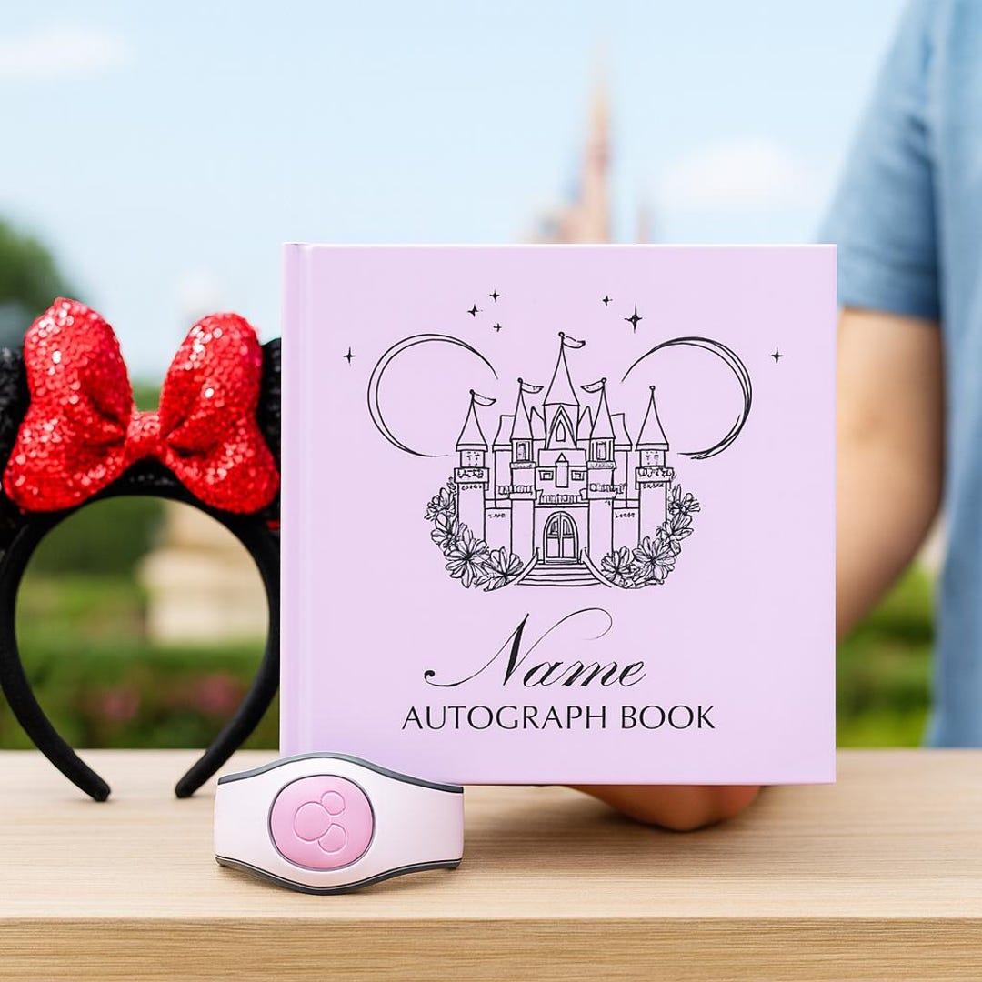 Personalized Autograph Book | 20 Disney-inspired Character Pages ...
