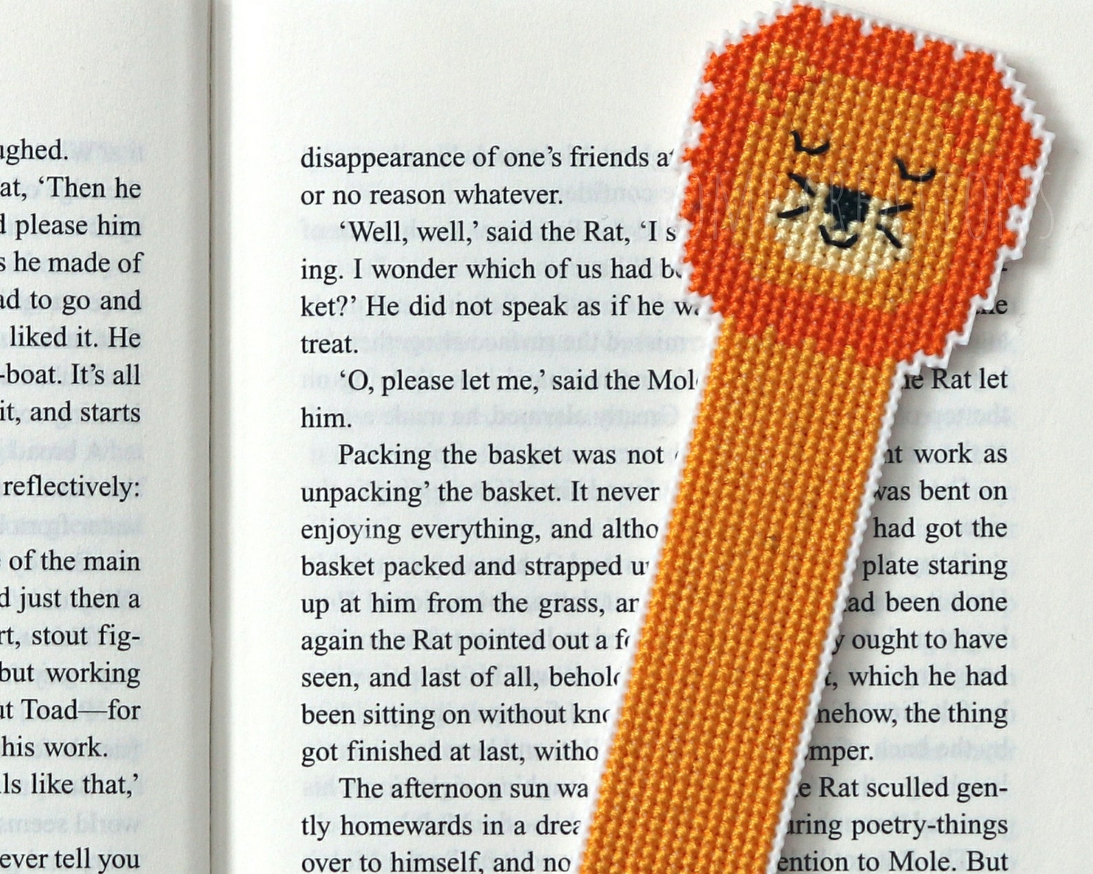 Lion Bookmark Cross Stitch Pattern Instant Download PDF | Etsy