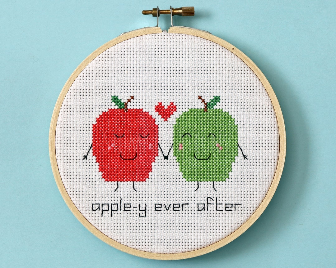 Apples Cross Stitch Pattern Instant Download PDF - Etsy
