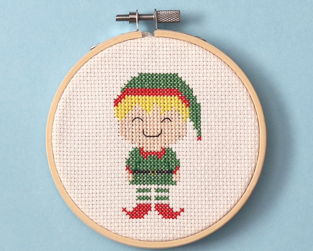 Elf Boy Cross Stitch Pattern Instant Download PDF - Etsy
