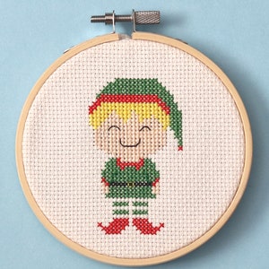 Elf Boy Cross Stitch Pattern Instant Download PDF - Etsy