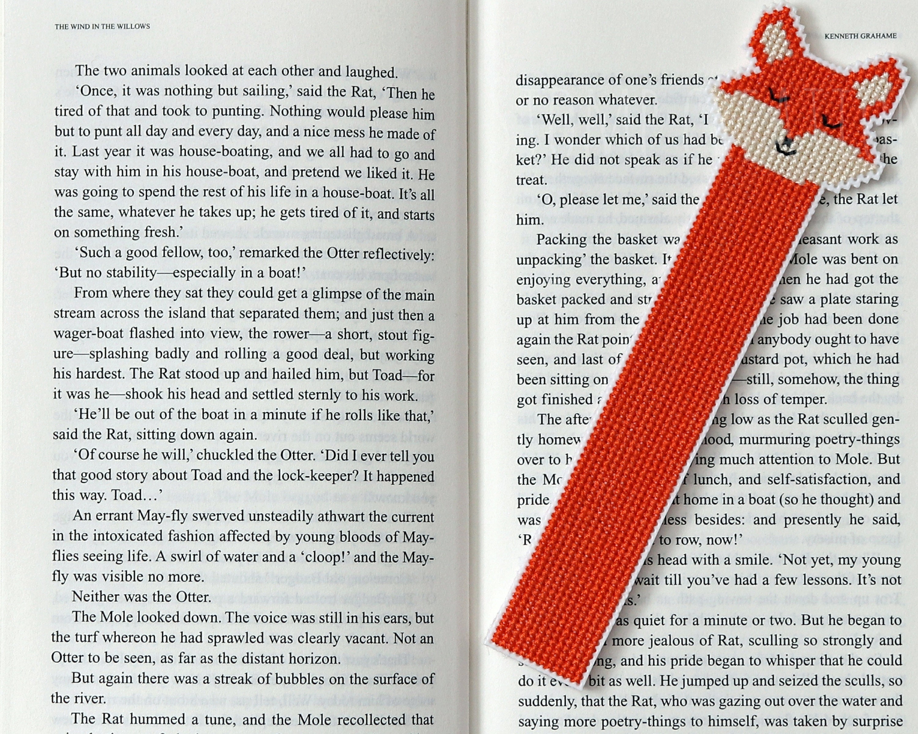 Fox Bookmark Cross Stitch Pattern Instant Download PDF - Etsy