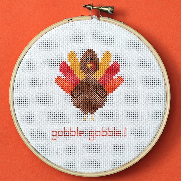 Turkey Cross Stitch - Etsy