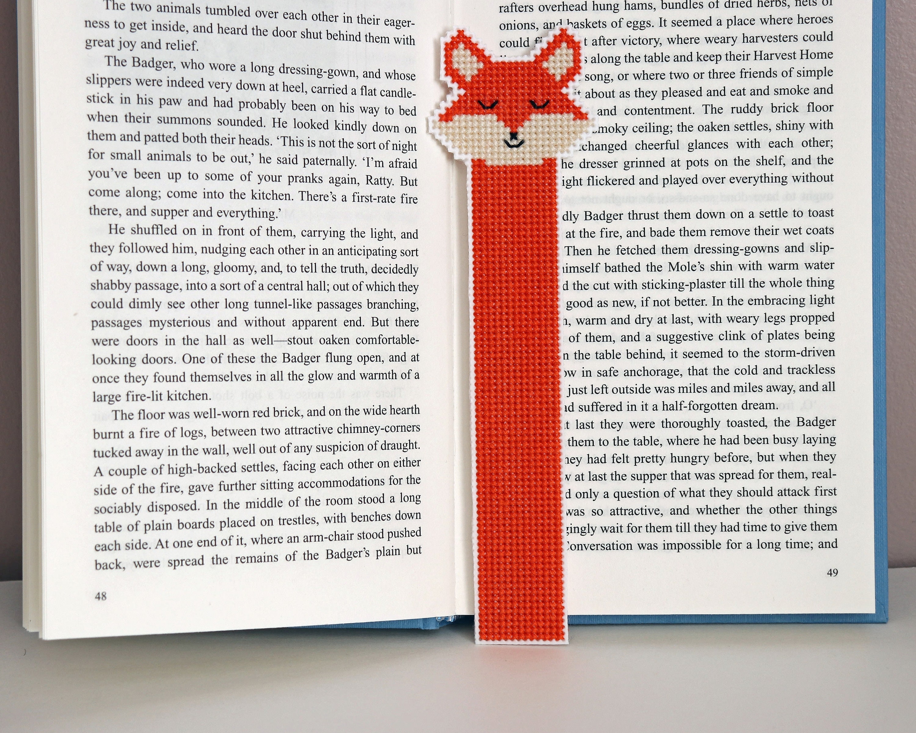 Fox Bookmark Cross Stitch Pattern Instant Download PDF - Etsy