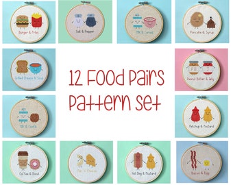 Food Cross Stitch - Etsy