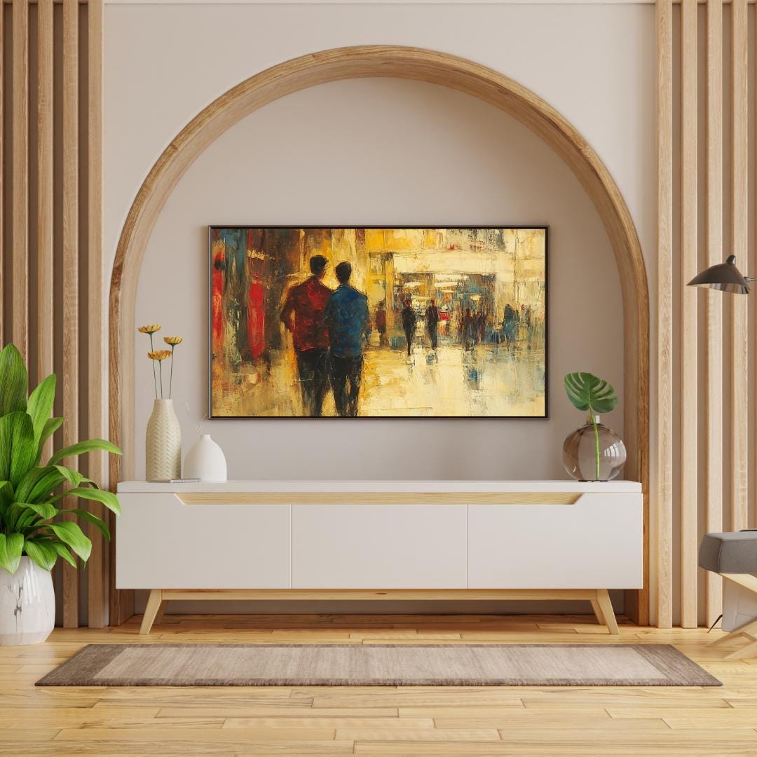 Friends Print | Iconic TV Show Wall Art | Monica’s Apartment Poster ...