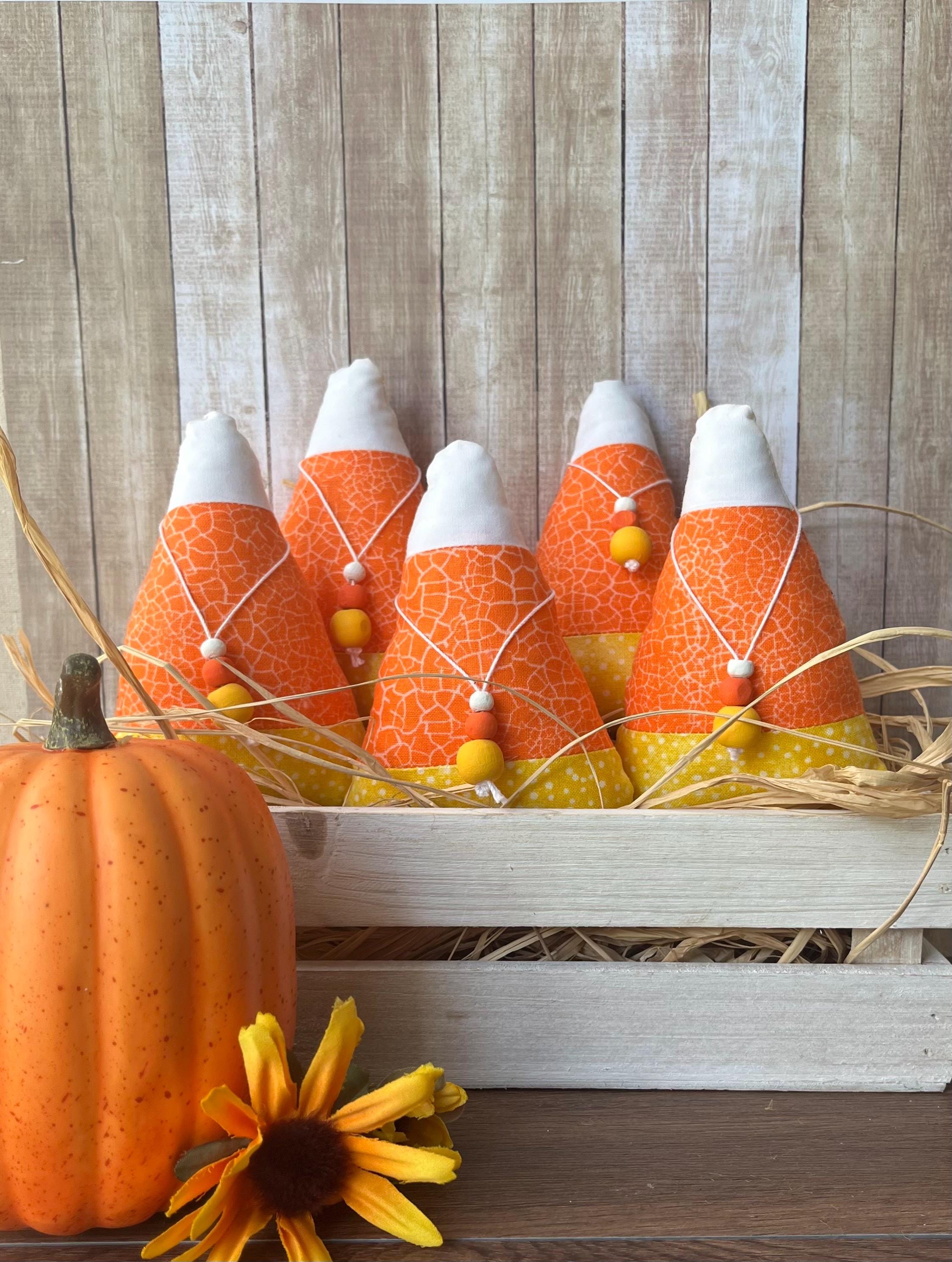 Fabric Candy Corn | Candy Corn Bowl Fillers | Fall Decor | Fall Table ...