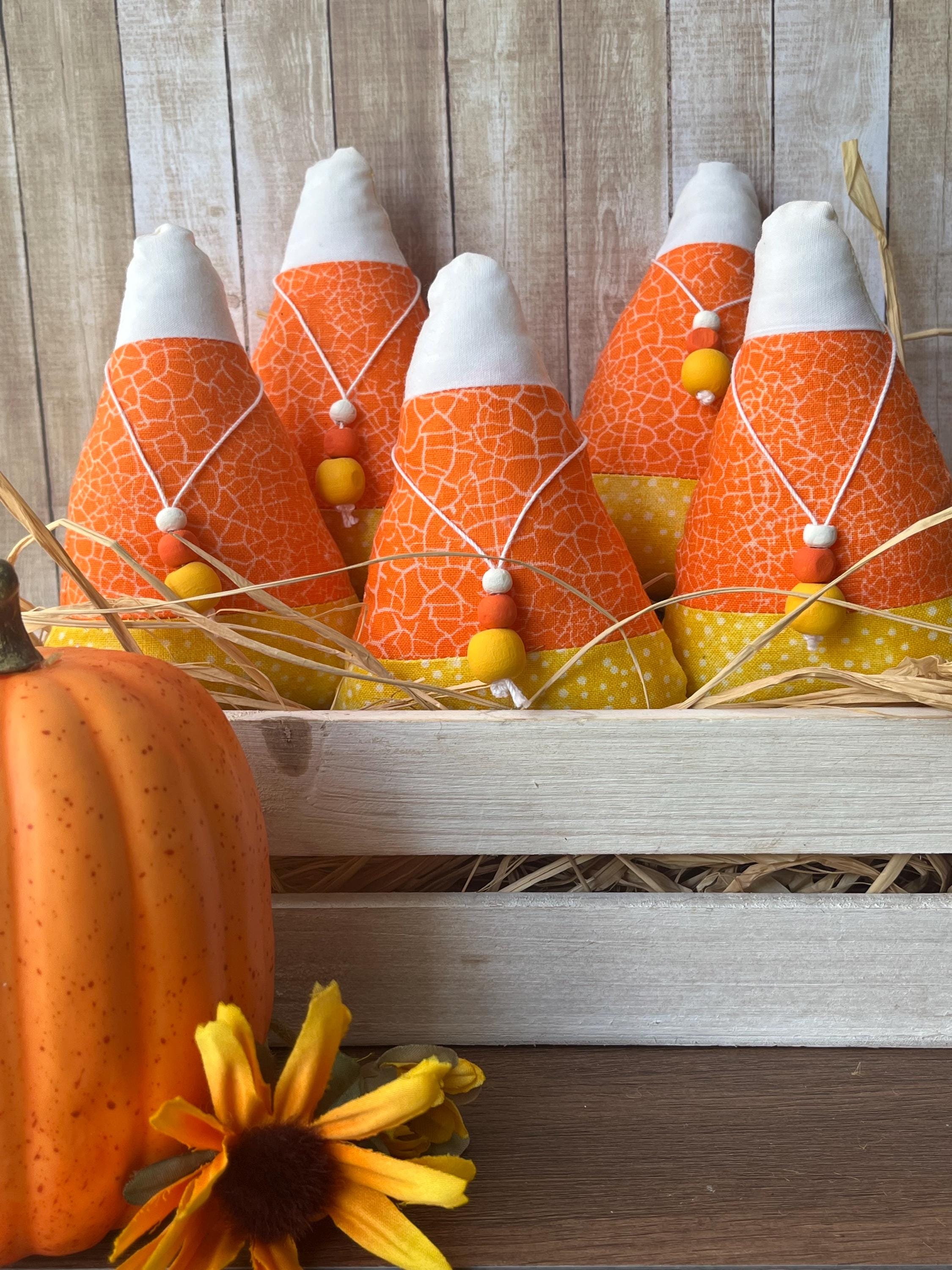Fabric Candy Corn | Candy Corn Bowl Fillers | Fall Decor | Fall Table ...