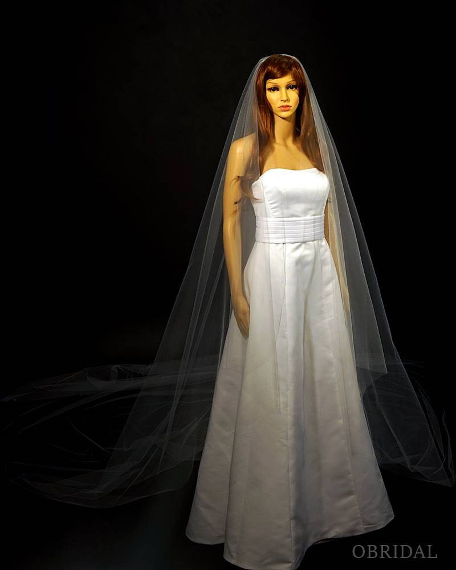 Extra Long 150" Wedding Veil, Super Long Bridal Veil, Custom Cathedral ...
