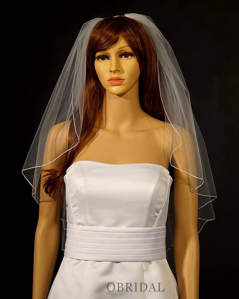 Gorgeous Cascading Veil Angel Veil Fingertip Veil Custom - Etsy