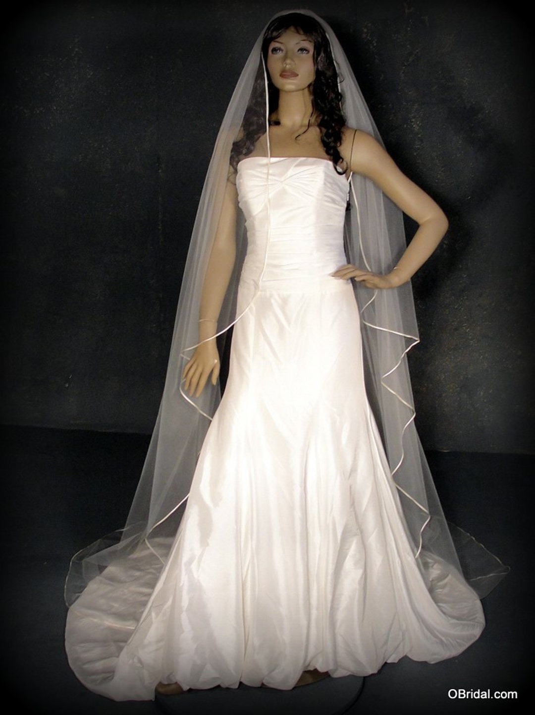 Cascading Cathedral Wedding Veil - Customizeable - Etsy