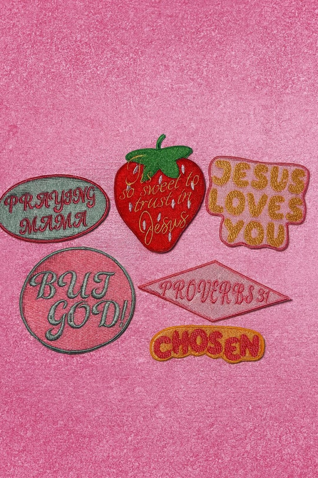 Christian Embroidered Iron-on Patches: Faith-based Appliqués - Etsy