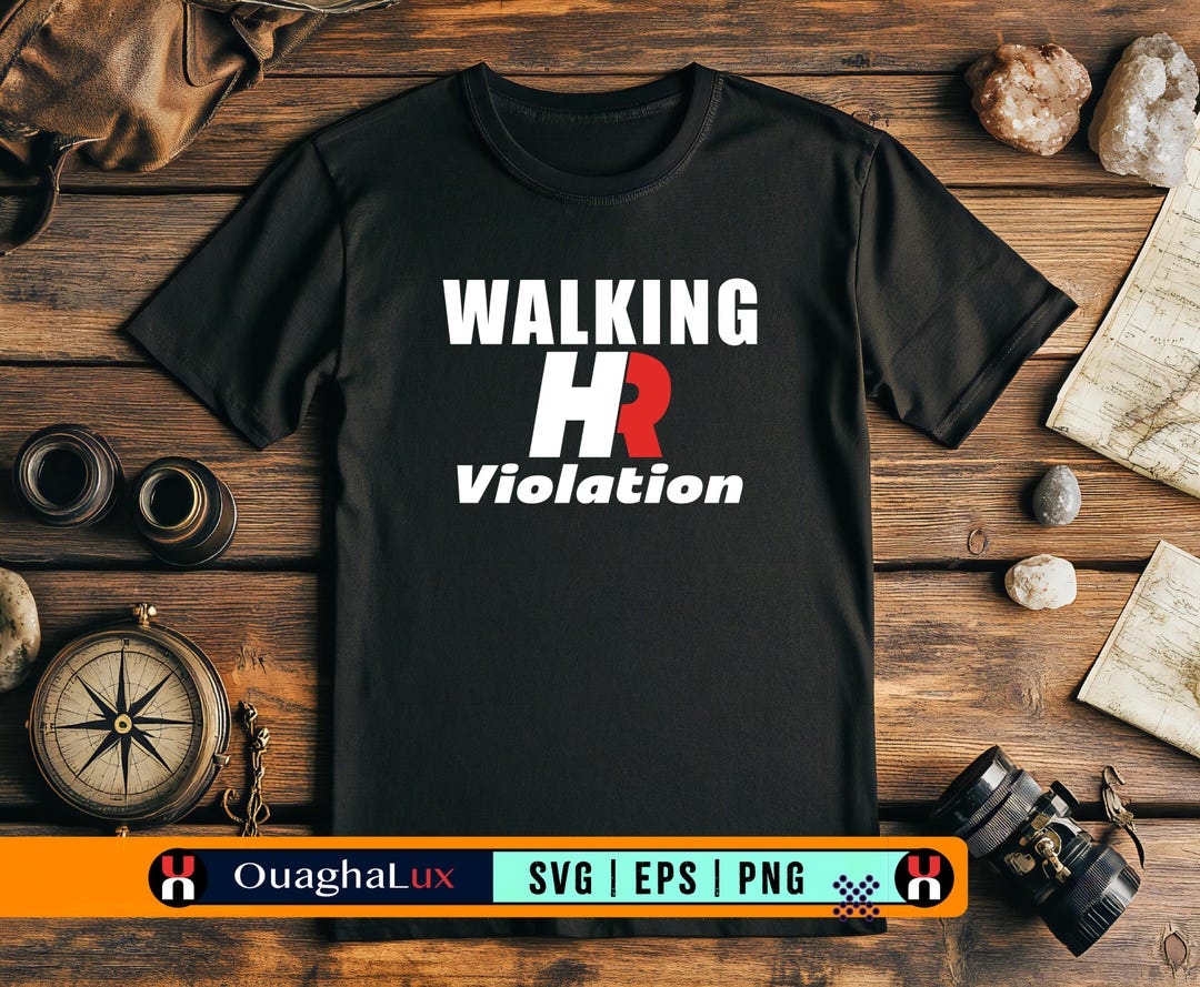 Walking HR Violation Funny Office SVG Eps PNG (digital Download) - Etsy