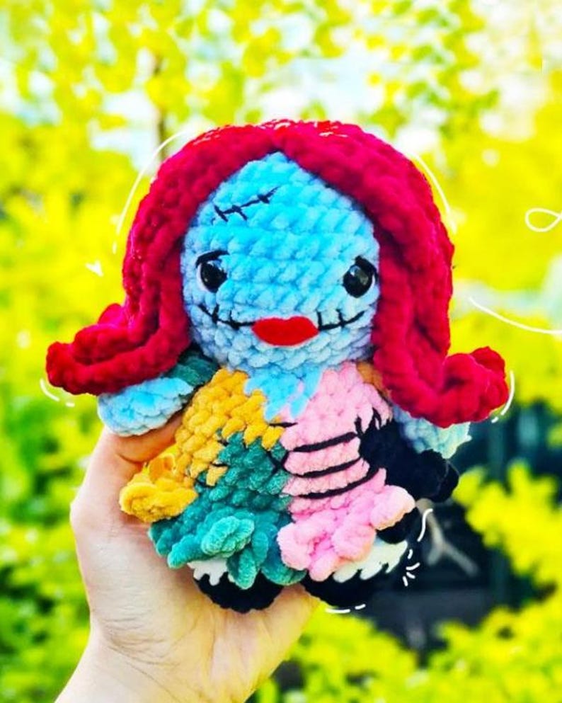 Sally Doll for Halloween Crochet Pattern - Etsy