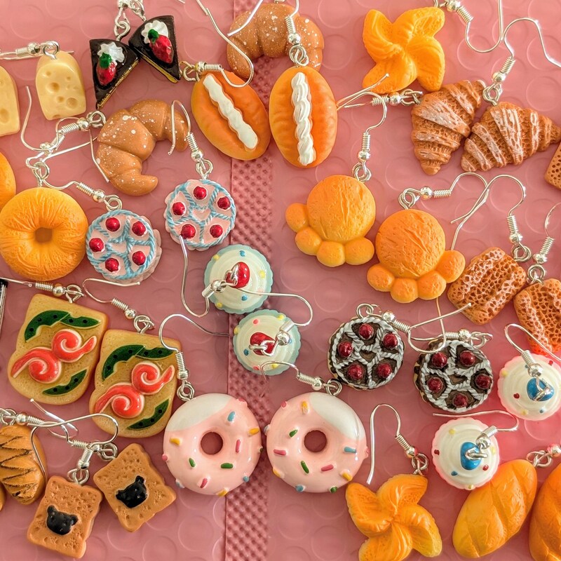 Food Earrings - Etsy UK