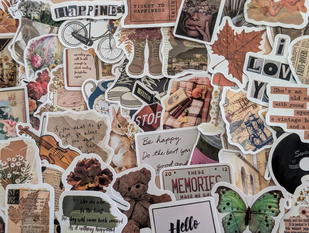 Cottage Core Stickers, Pinterest Stickers, Rustic Stickers, Nature ...