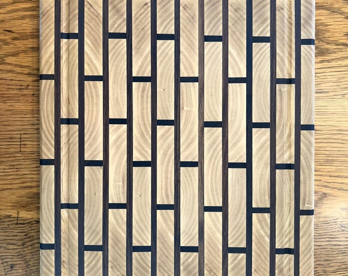Handmade End Grain Subway Tile Pattern Cutting Board - Etsy