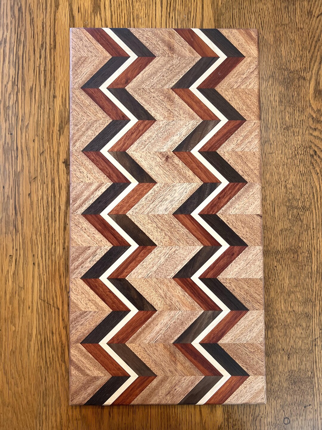 Handmade Chevron Pattern Cutting Board - Etsy