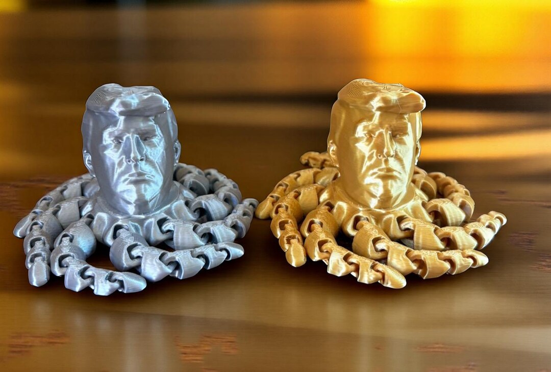 Trumpapus 3D Print – Funny Tentacle Trump Octopus Figurine – Political ...