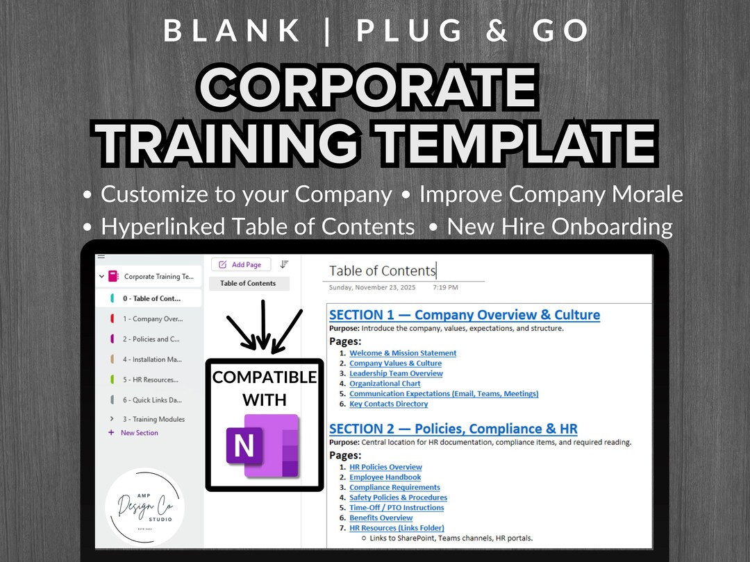 Onenote Employee Onboarding Template, New Hire Checklist, Team ...