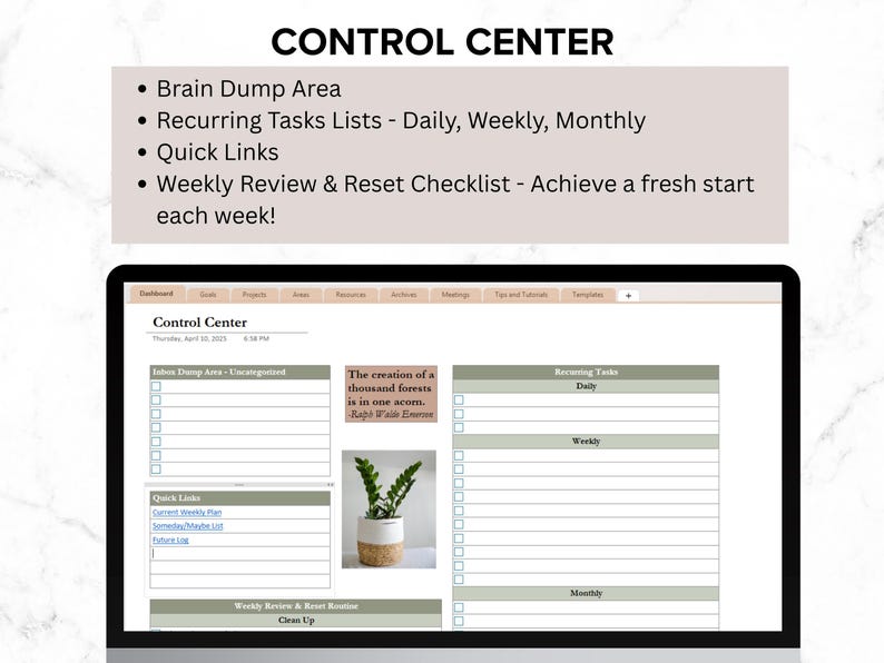 Onenote Template, Onenote Project Management, Task Tracker, Onenote ...