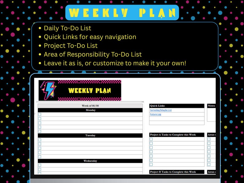 Onenote Template, Onenote Project Management, Task Tracker, Onenote ...