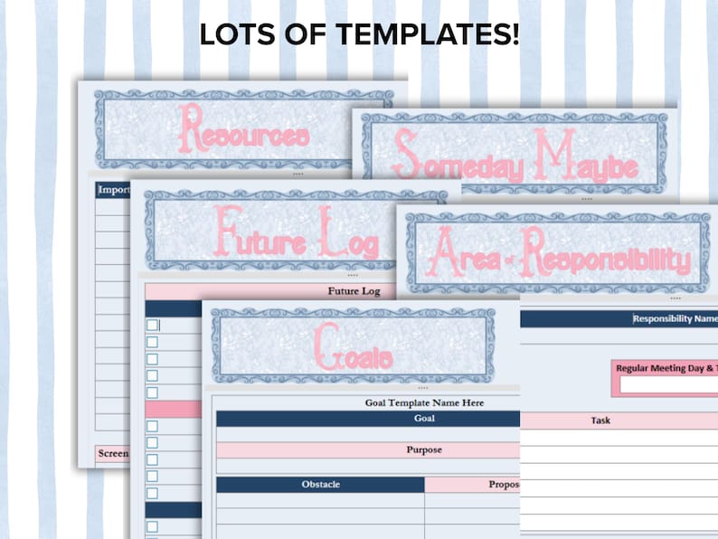 Onenote Template, Onenote Project Management, Task Tracker, Onenote ...
