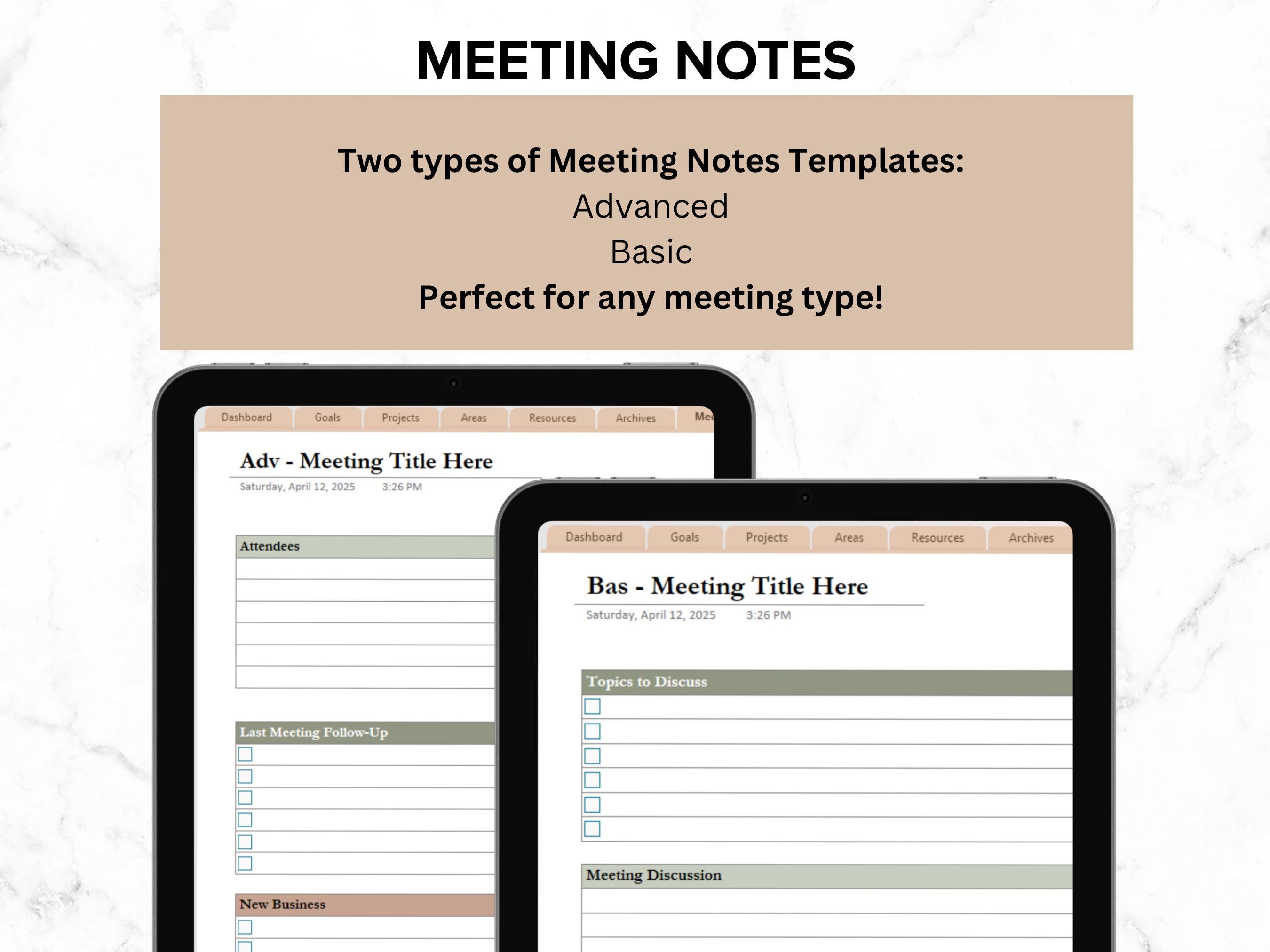 Onenote Planner, Onenote Template, Onenote Project Management, Task ...