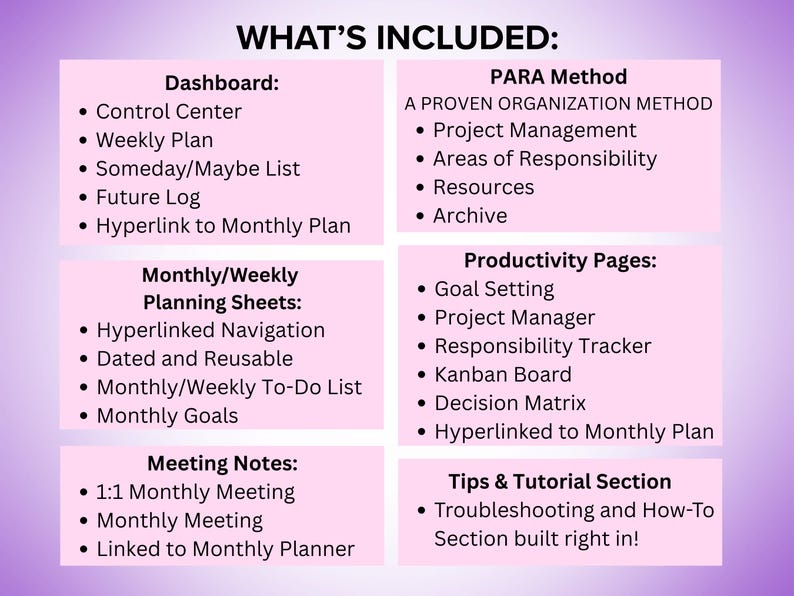 NOV-OCT Onenote Planner, Onenote Template for Work, Onenote Project ...