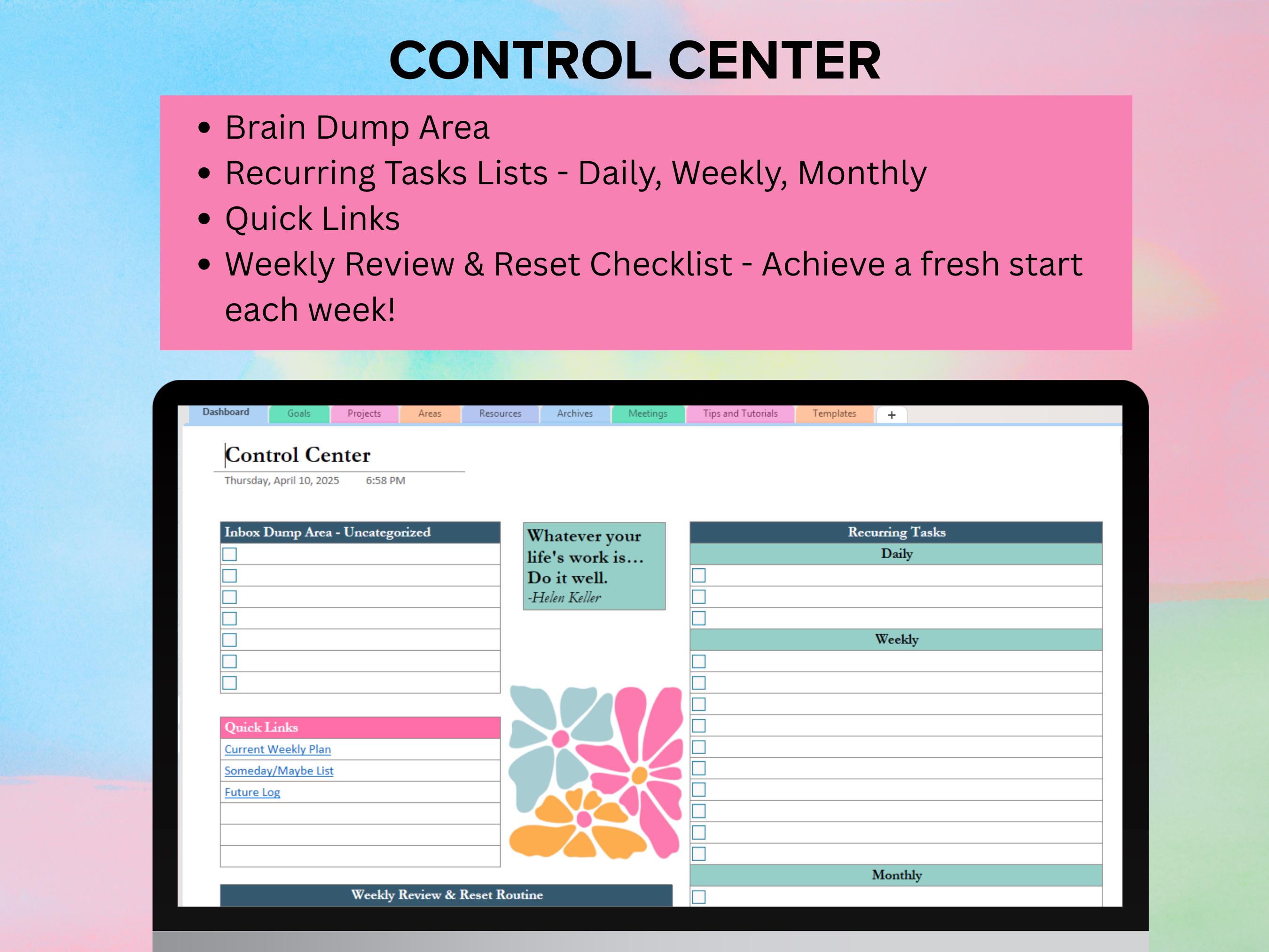 Onenote Template, Onenote Project Management, Task Tracker, Onenote ...