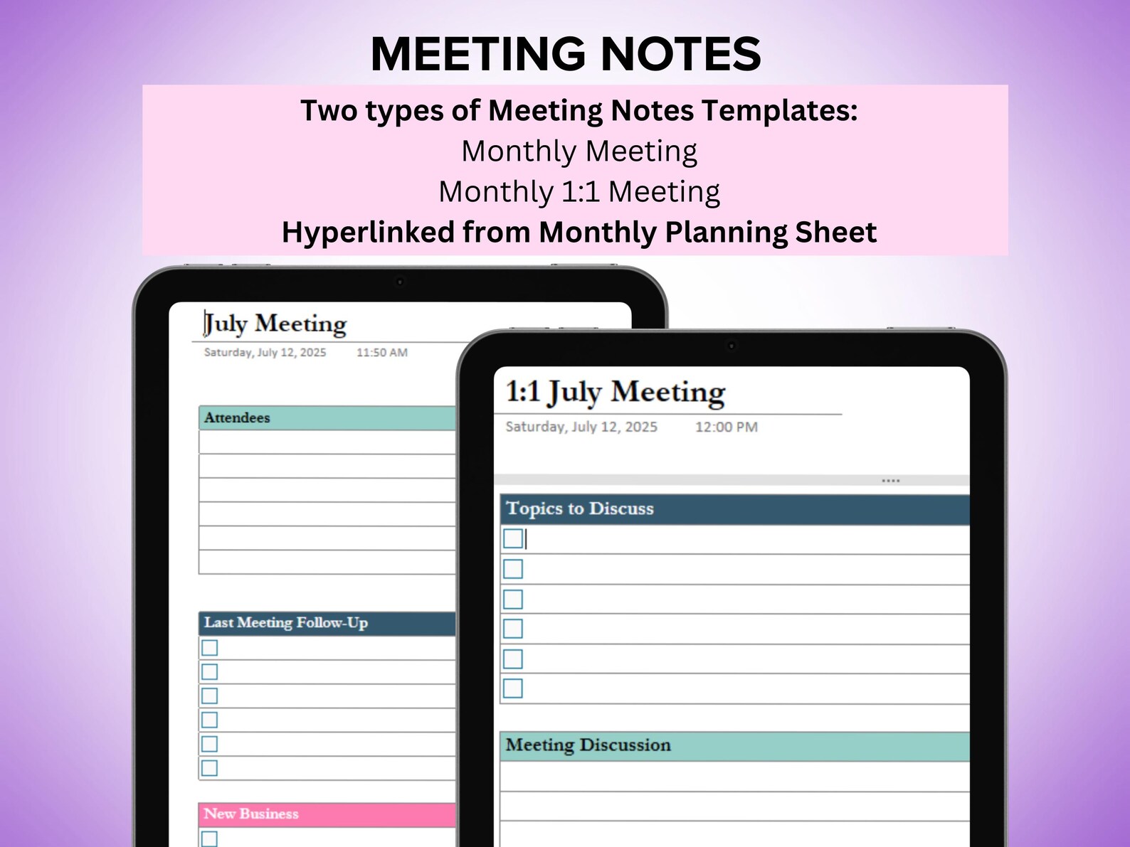 NOV-OCT Onenote Planner, Onenote Template for Work, Onenote Project ...