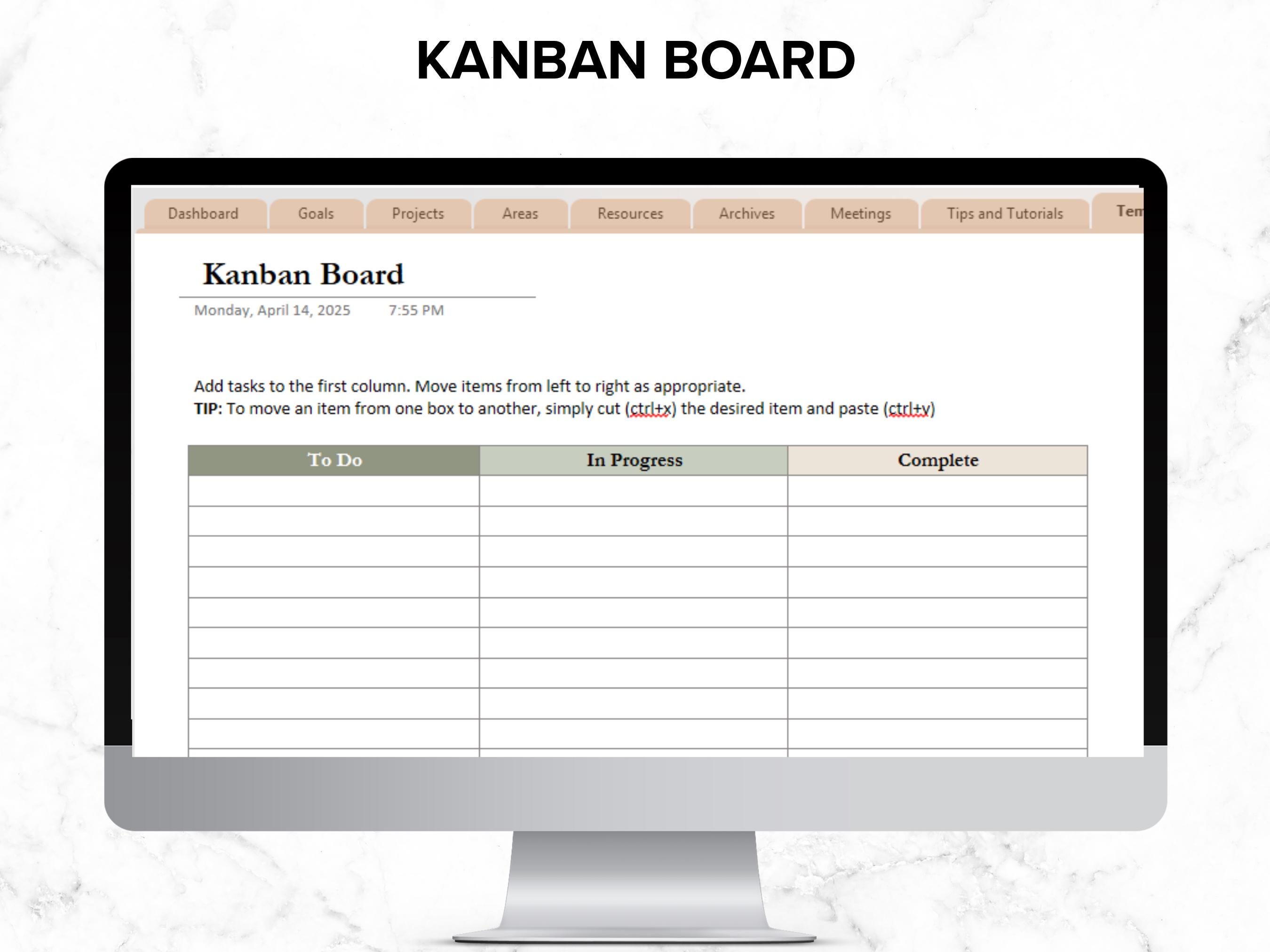 Onenote Template, Onenote Project Management, Task Tracker, Onenote ...
