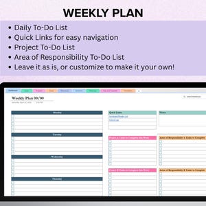 Onenote Template, Onenote Project Management, Task Tracker, Onenote ...