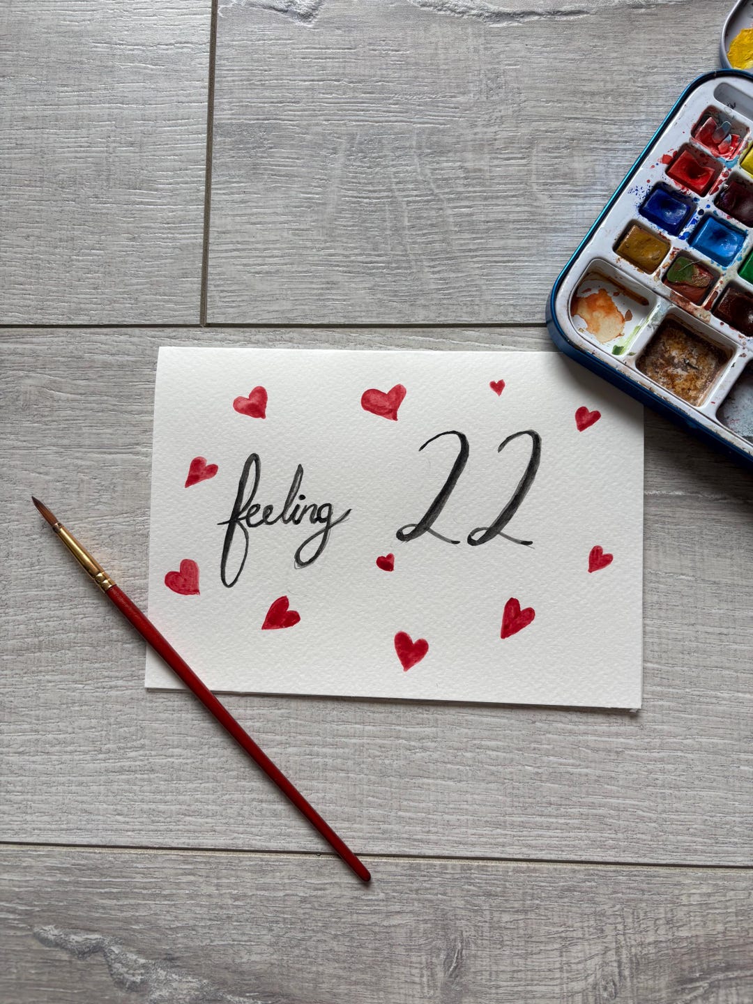Taylor Swift Feeling 22 Birthday Card - Etsy