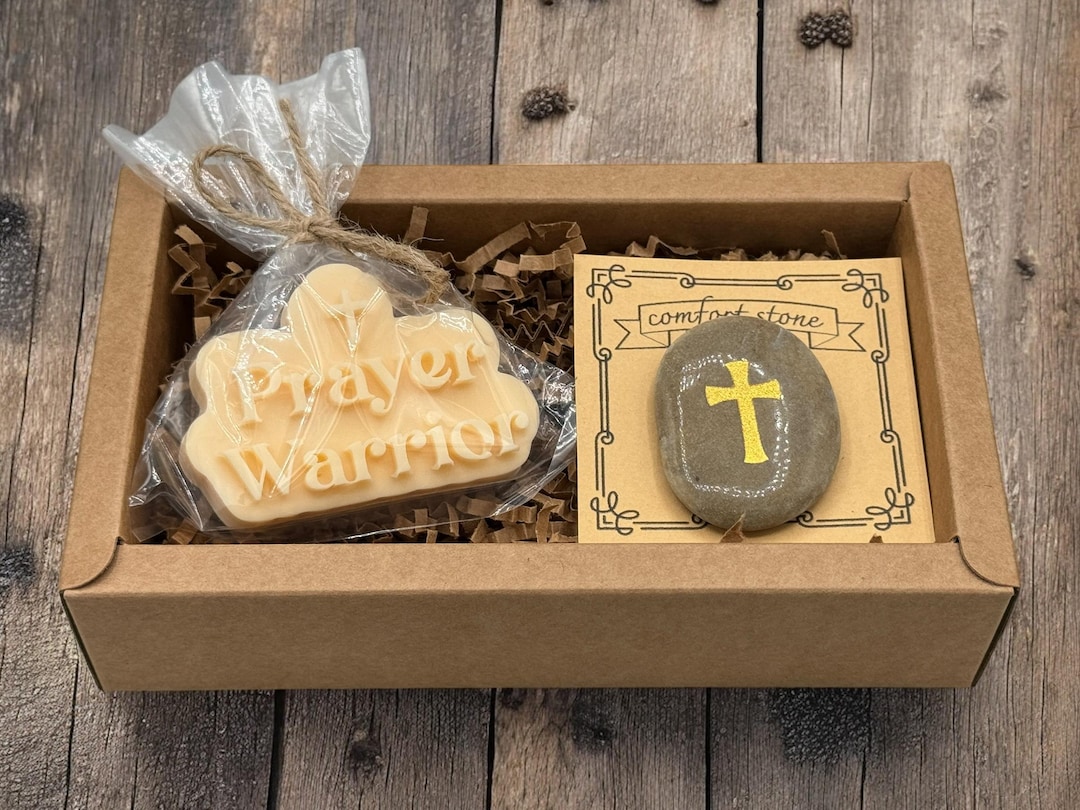 Christian Gift Box – "prayer Warrior" Handmade Soap & Faith Comfort ...