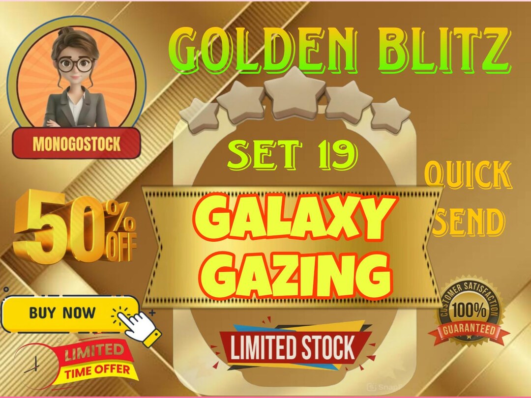 Golden Blitz - GALAXY GAZING | Set 19 | Mono Go 5 Star | 1 Piece. Buy ...